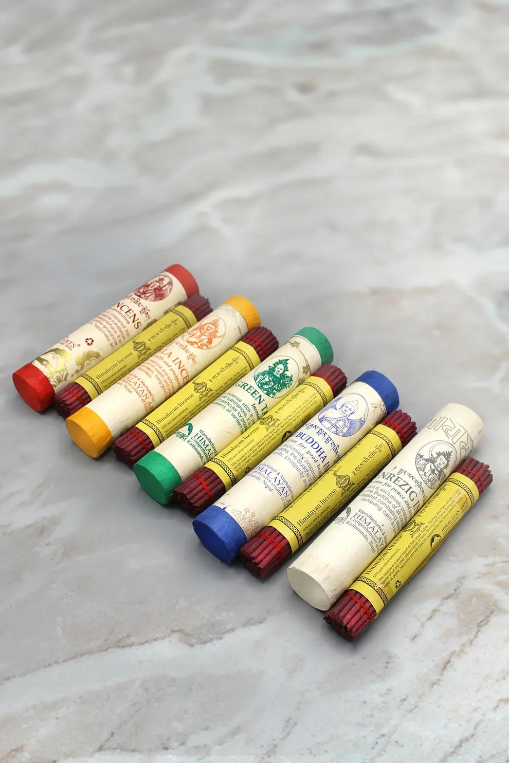 Tibetan Deities Incense Gift Set of five | Vajracrafts