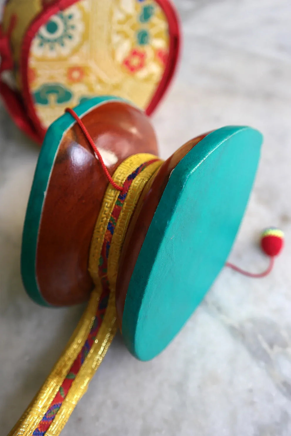 Exclusive Tibetan Buddhist Ritual Chod Drum Damaru from Boudhanath | V ...