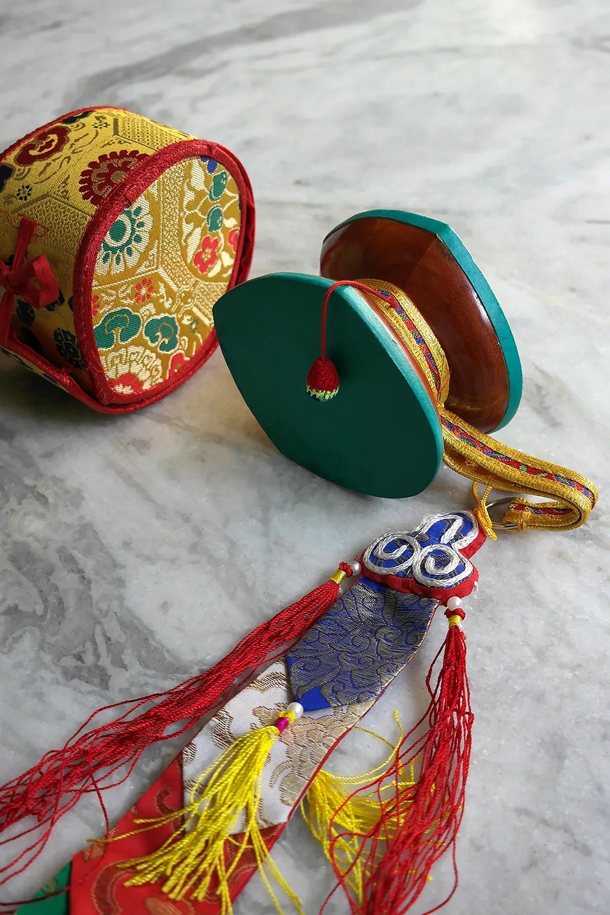 Exclusive Tibetan Buddhist Ritual Chod Drum Damaru from Boudhanath | V ...