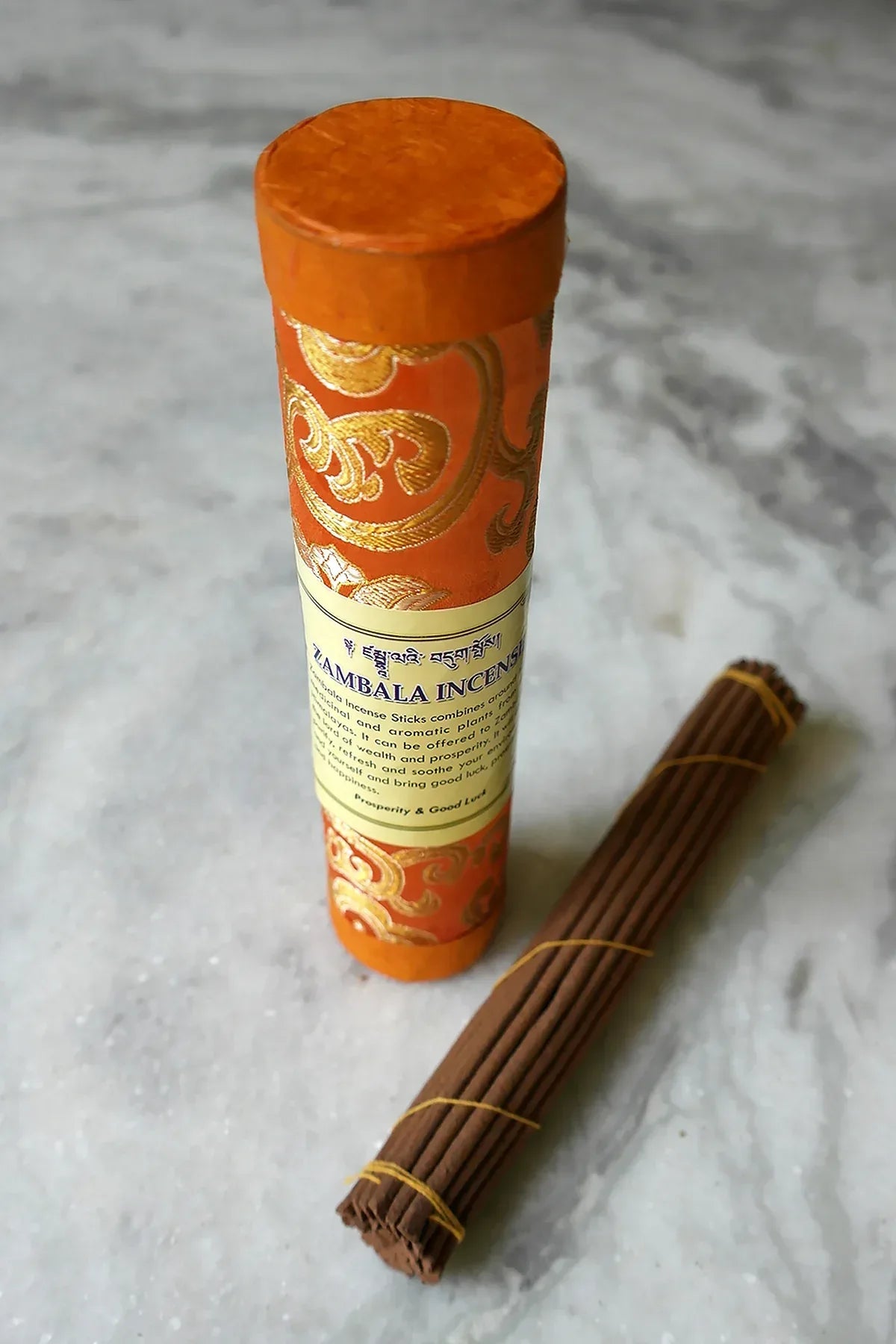 Tibetan Zambala Incense in brocade pack | Vajracrafts