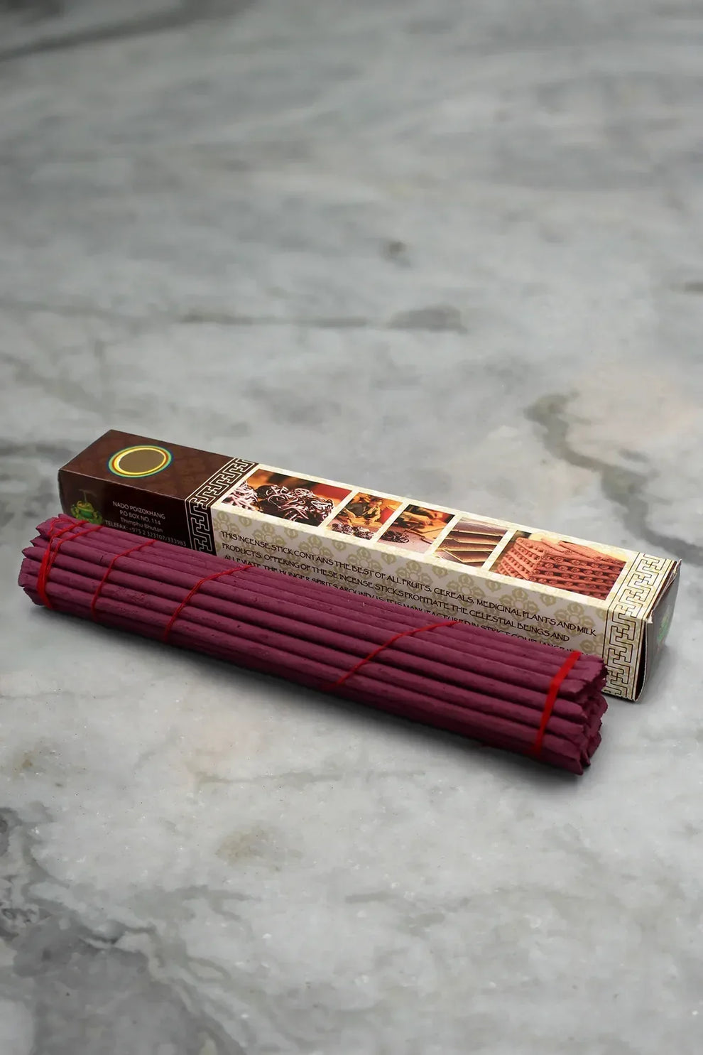 Red Box Bhutanese Nado Poizokhang Incense, Bhutanese Incense | Vajracr ...