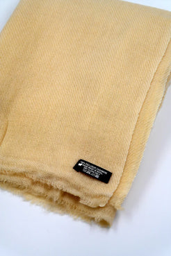Yellow Cashmere Stole Scarf for Women | Vajracrafts