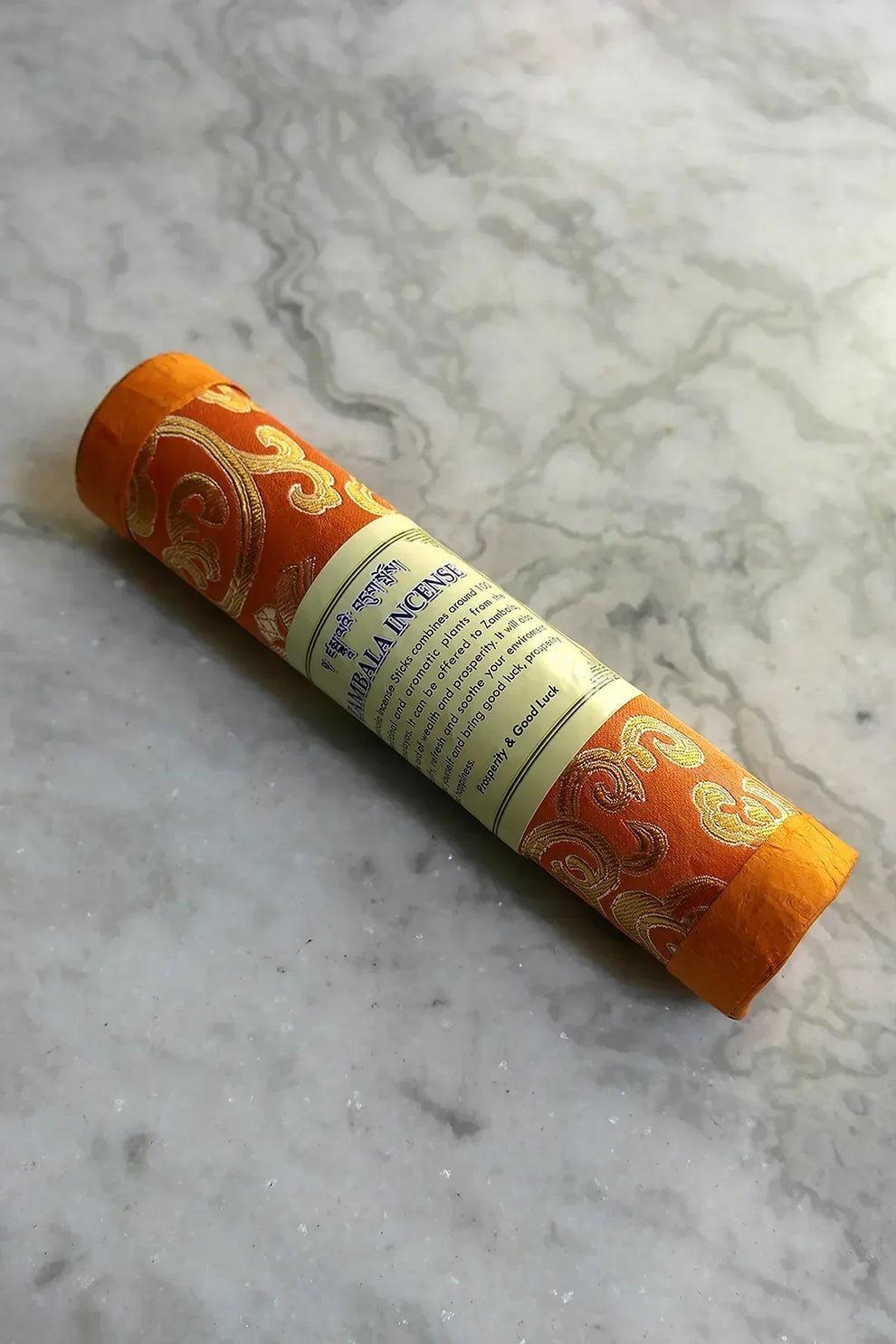 Tibetan Zambala Incense in brocade pack | Vajracrafts