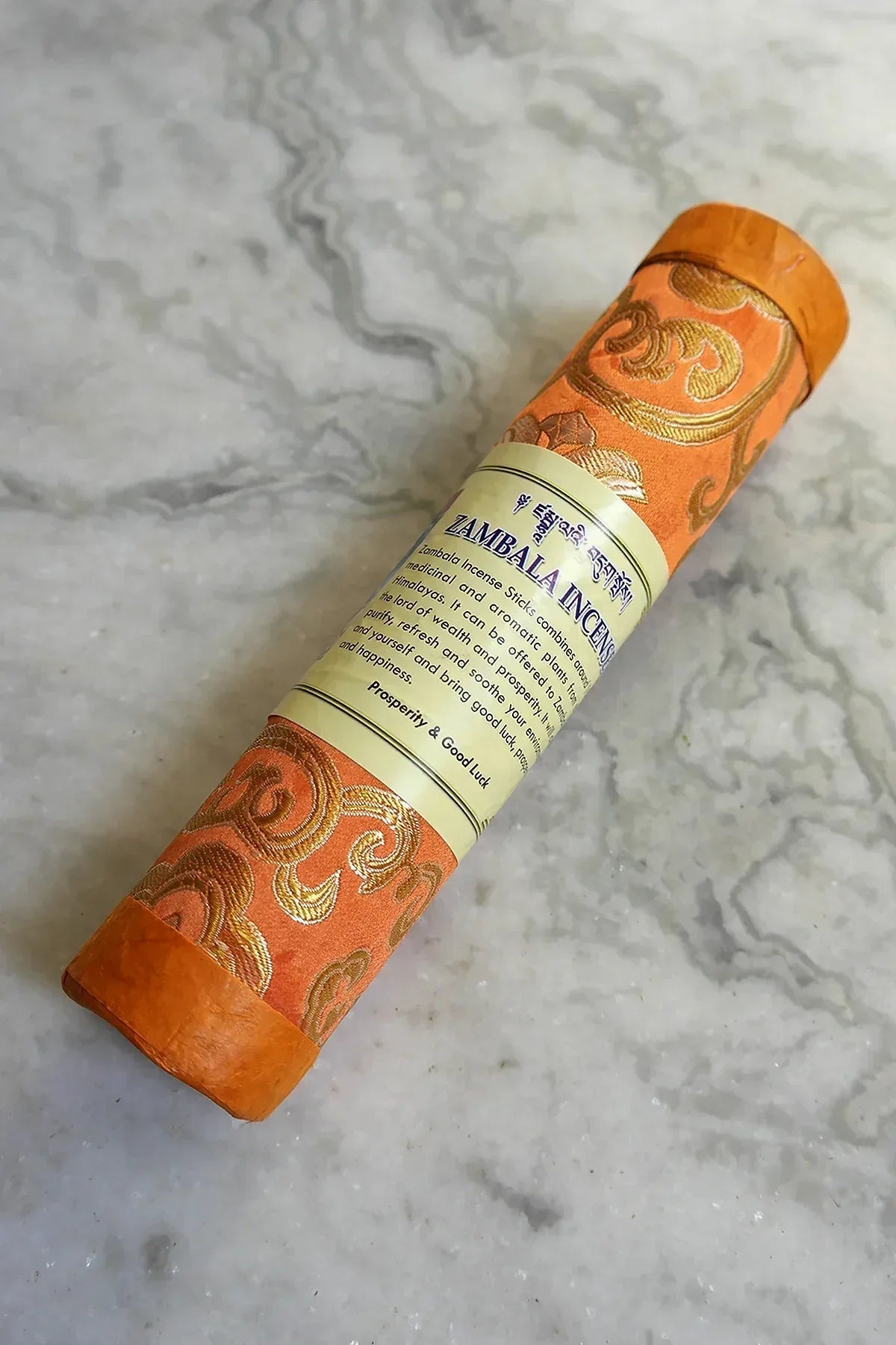 Tibetan Zambala Incense in brocade pack | Vajracrafts