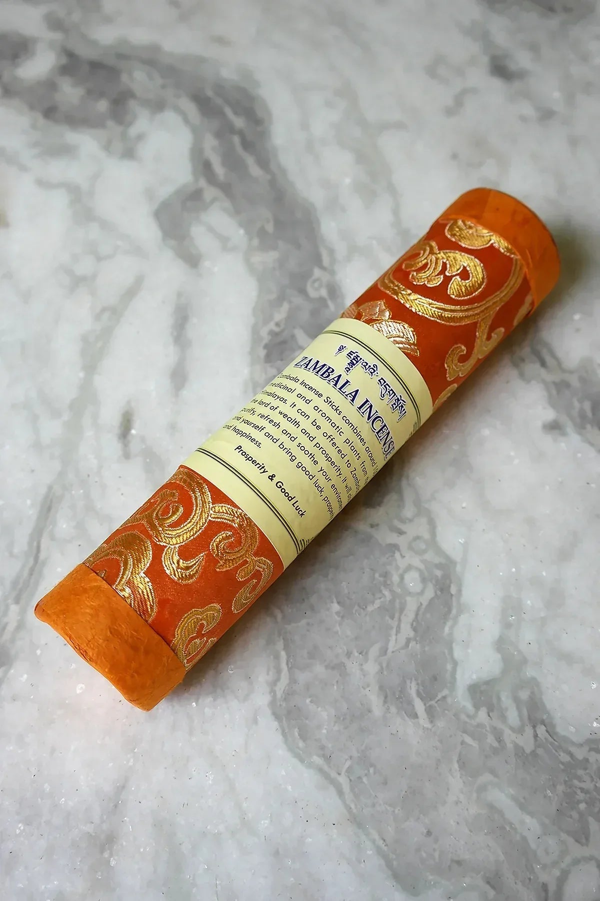 Tibetan Zambala Incense in brocade pack | Vajracrafts