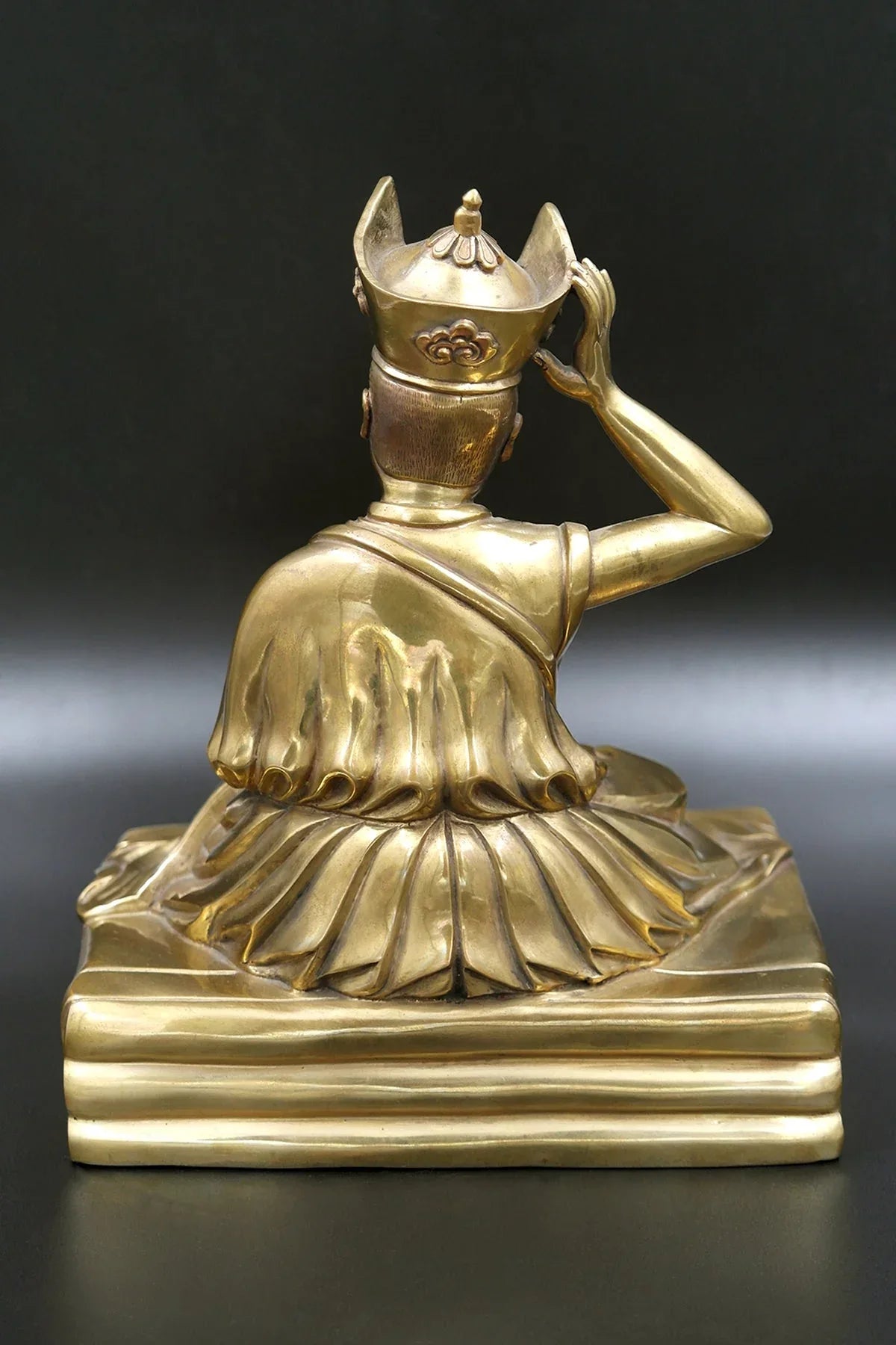 Antique looks Tibetan 16th Karmapa Statue, Lama Guru – Vajracrafts